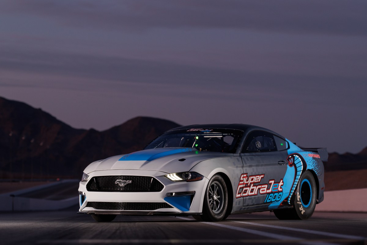 Ford Performance Unveiled The Electric Mustang Super Cobra Jet 1800 ...